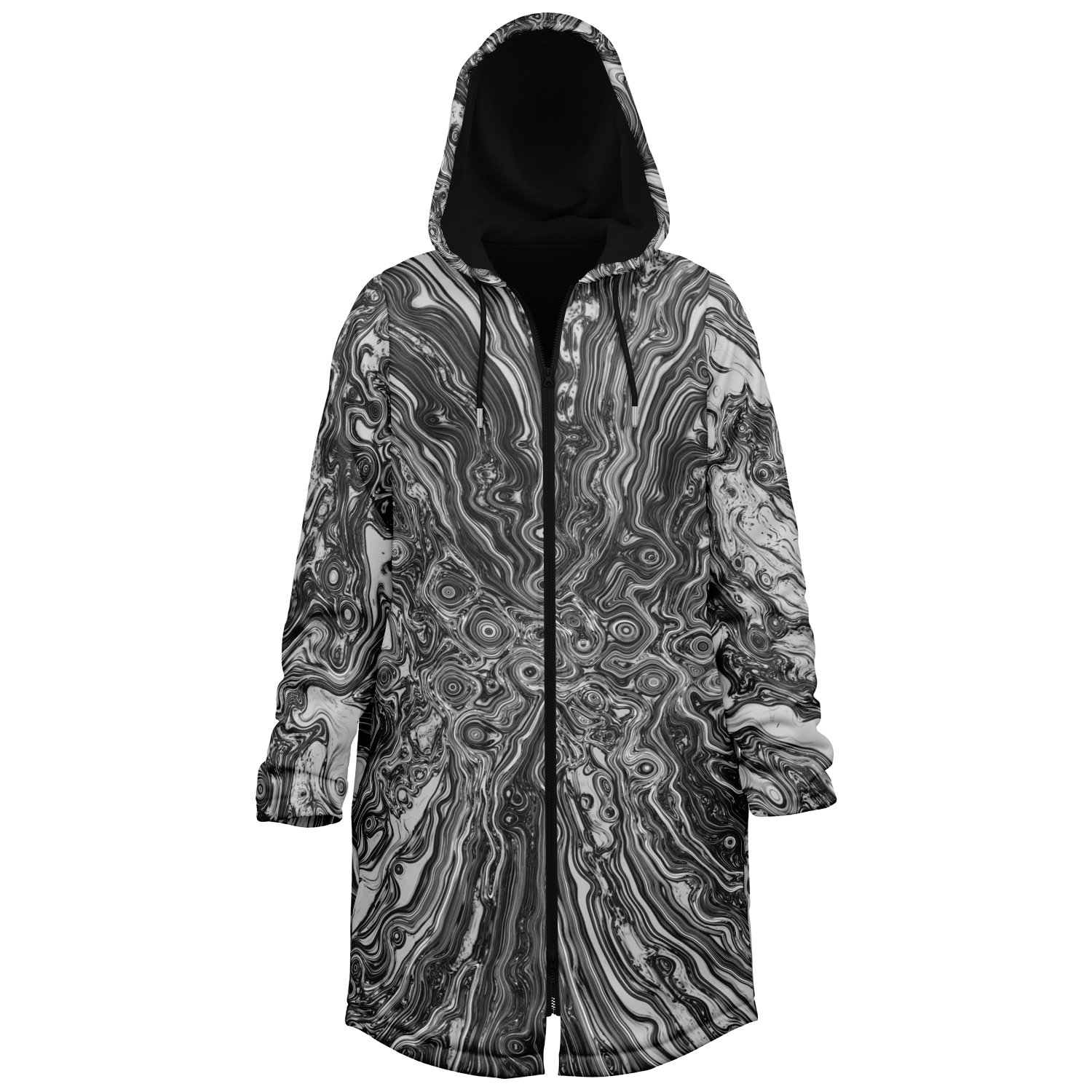 GRAVITON VOID DEEPFLEECE ZIP CLOAK – Dustrial