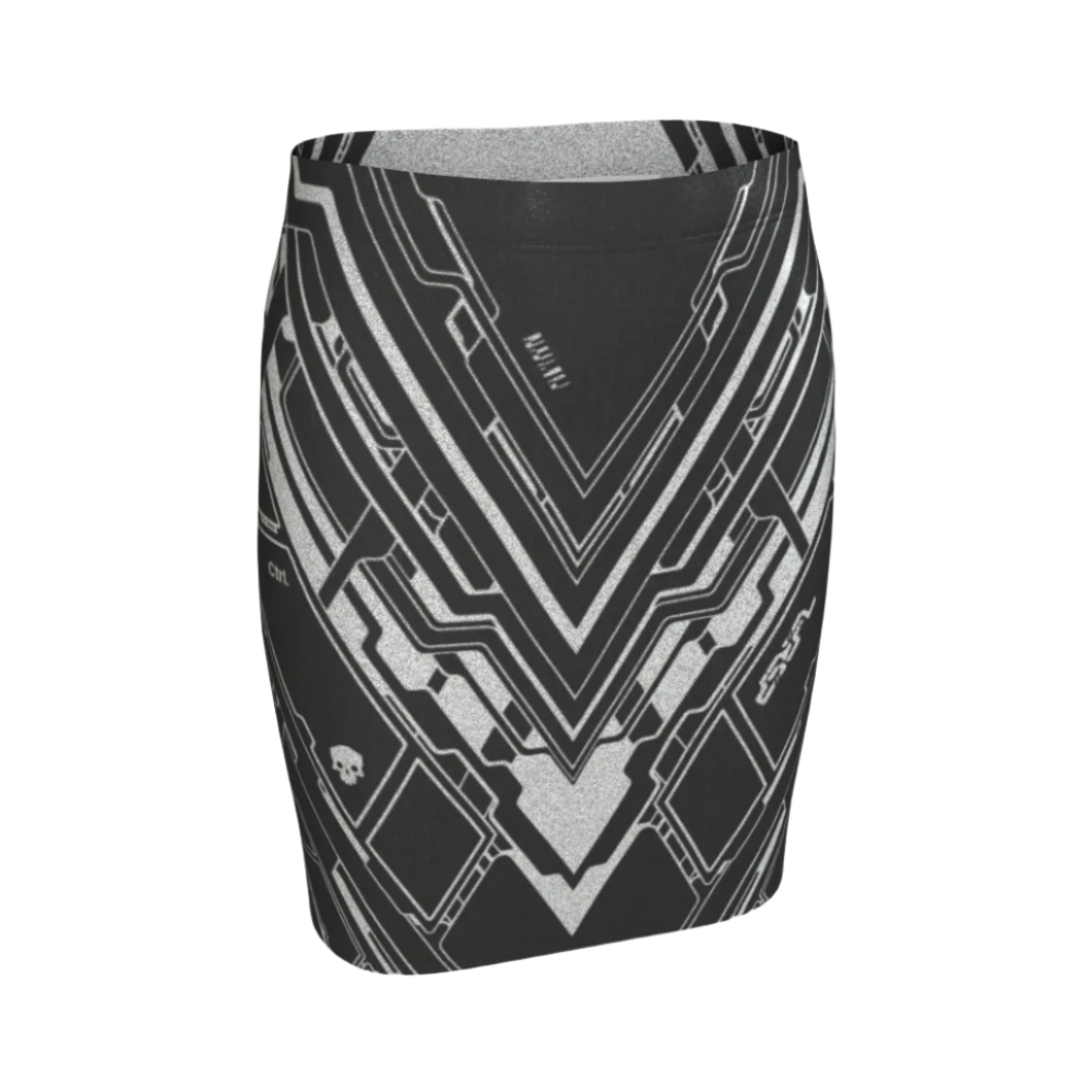 MECH 333 GLIT PENCIL SKIRT – Dustrial