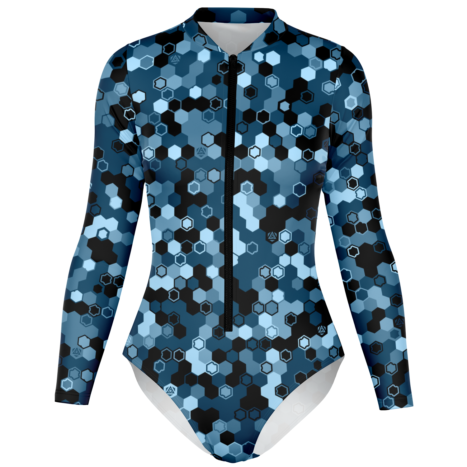 HEX BLUE LS BODYSUIT – Dustrial