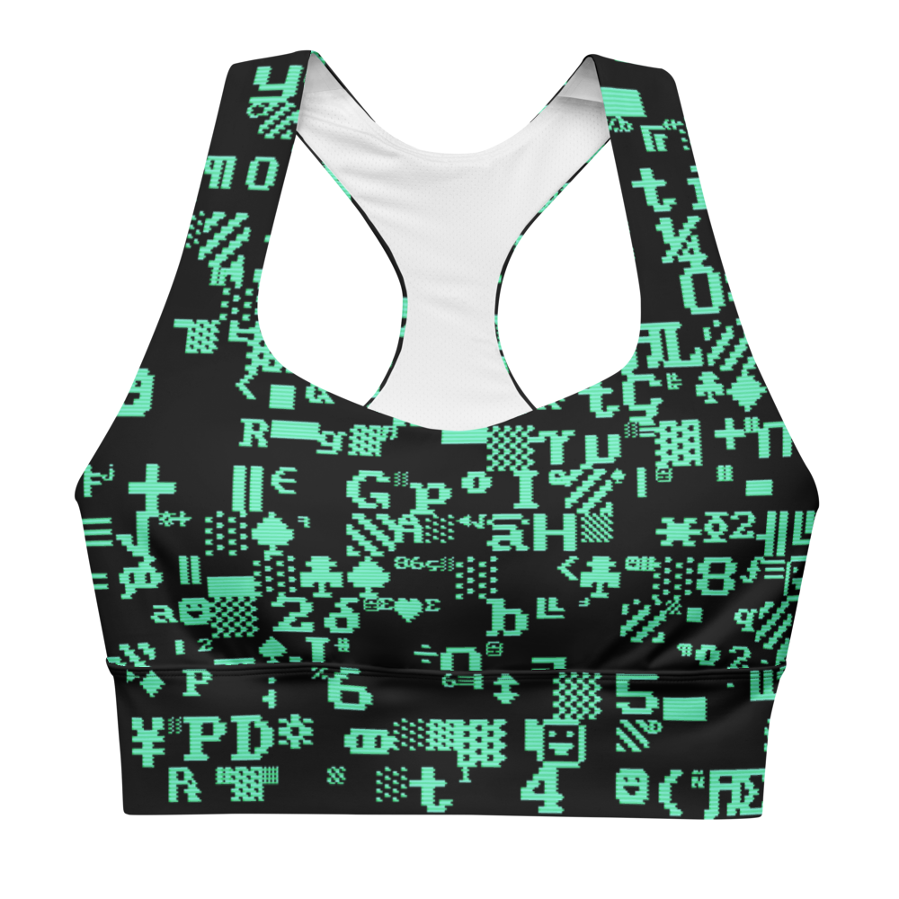 ASCII TERMINAL LONGLINE SPORTS BRA – Dustrial